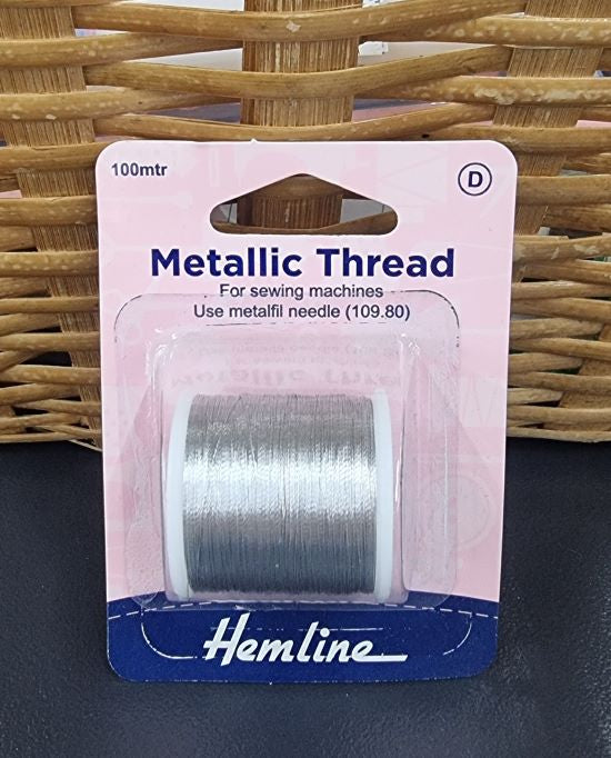 Metallic Thread Silver – DK Fabrics