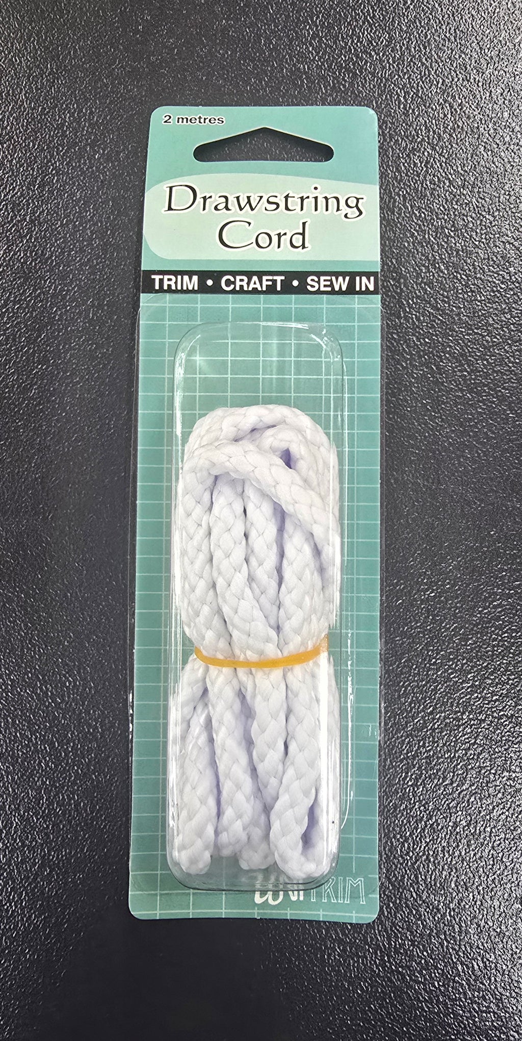 Drawstring Cord White – DK Fabrics