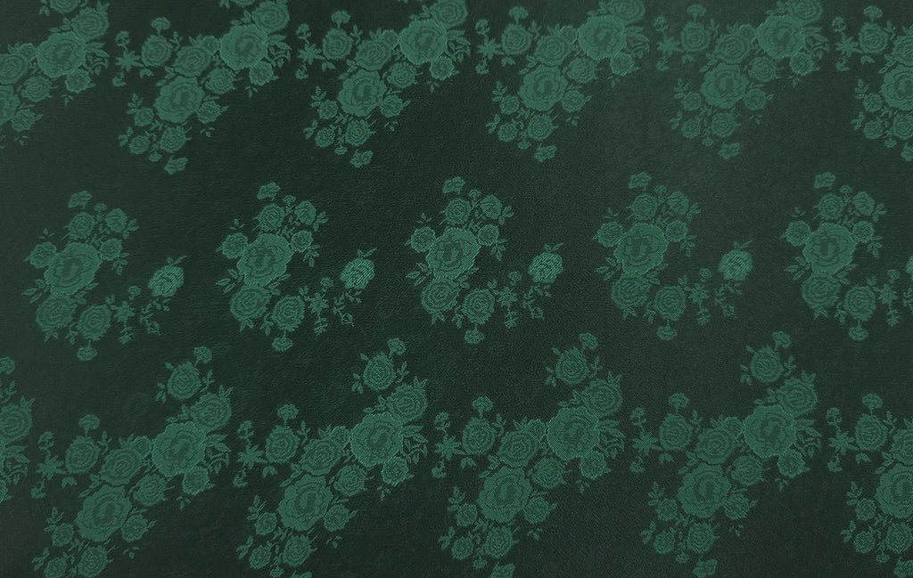 Embossed Polyester Duo Tone Bottle Green – DK Fabrics