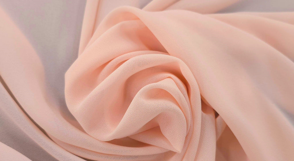 Hi Multi Chiffon Powder Pink – DK Fabrics