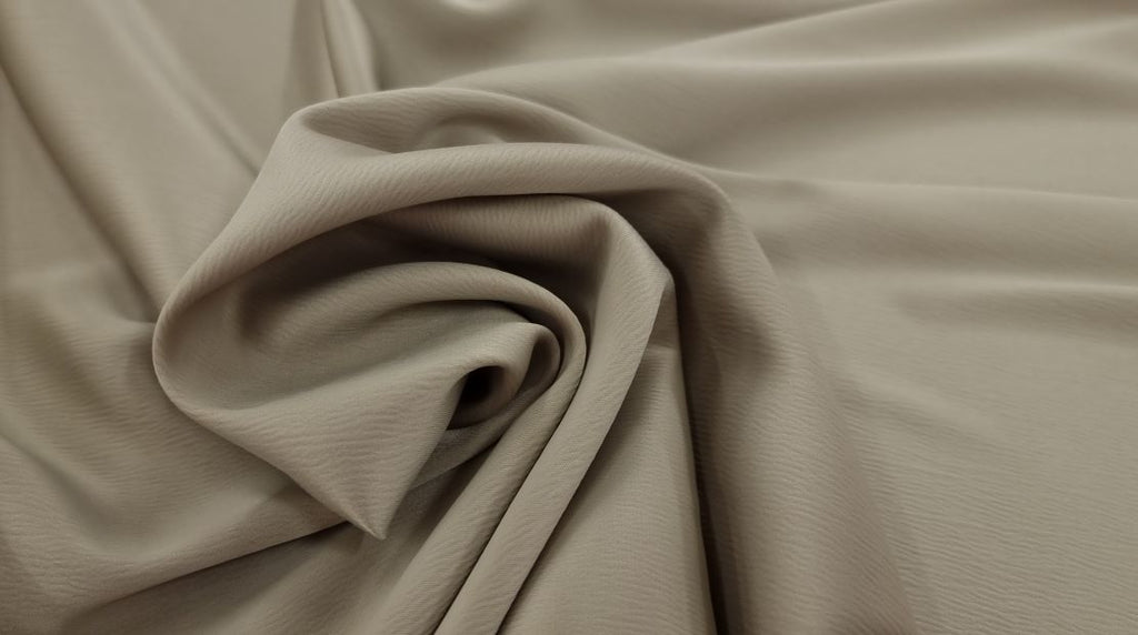 Medium Weight Stretch Satin Stone – DK Fabrics