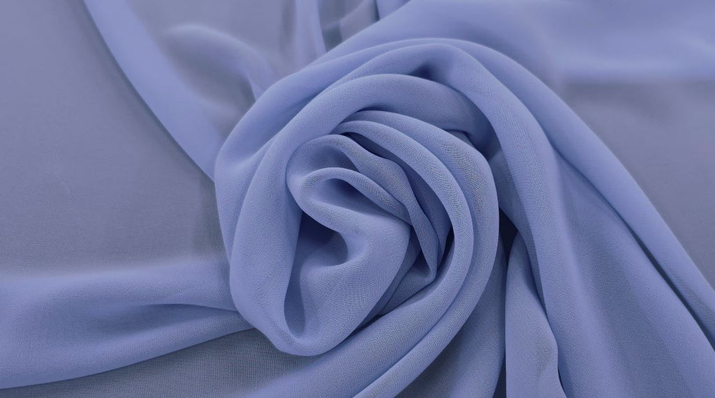 Polyester Chiffon Periwinkle – DK Fabrics