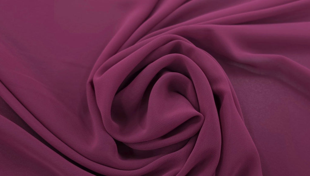 Polyester Chiffon Berry – DK Fabrics