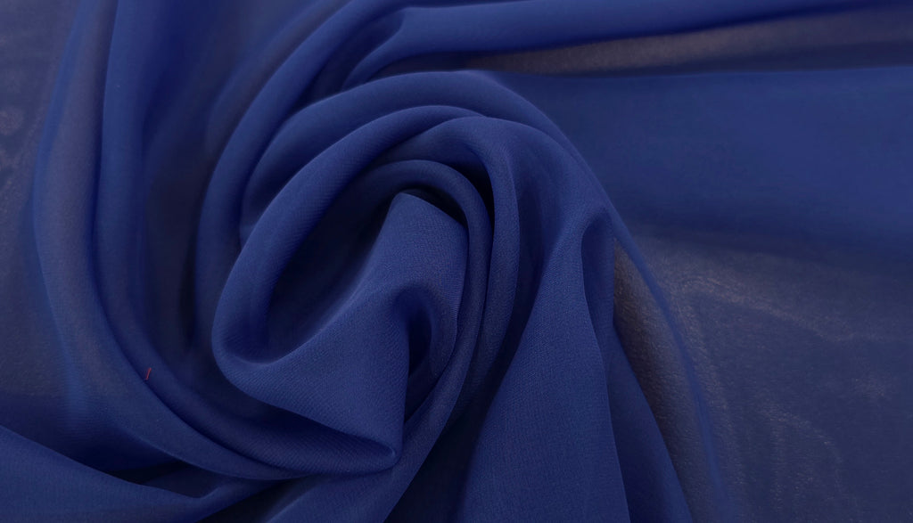 Polyester Chiffon Royal – DK Fabrics