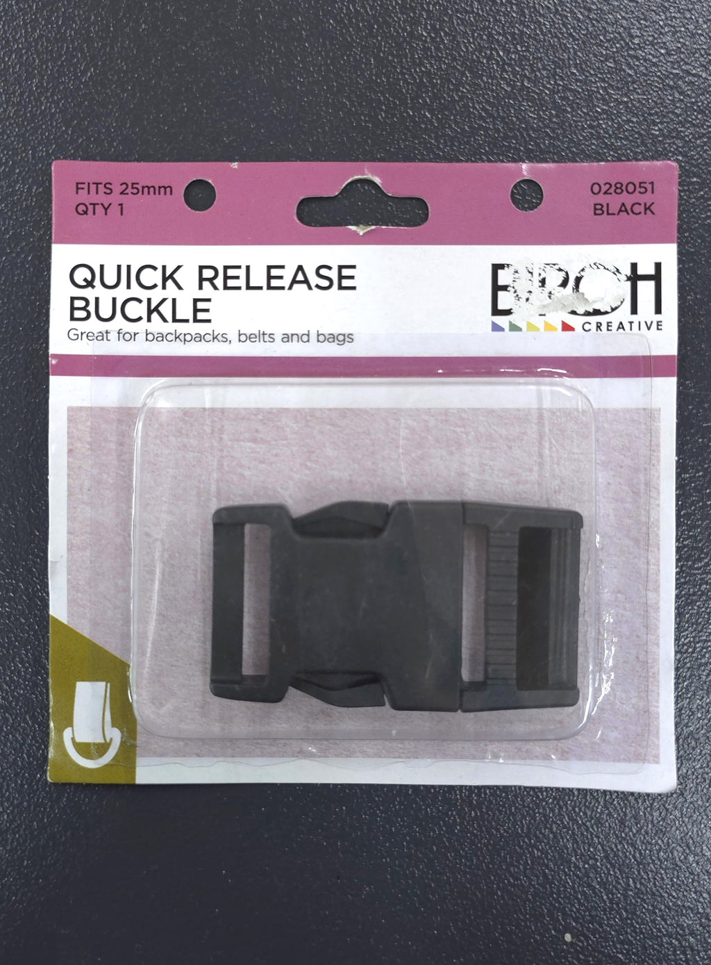Quick Release Buckle Black – DK Fabrics