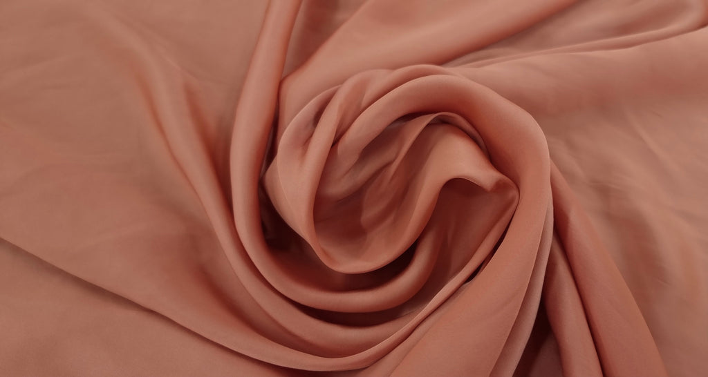 Silk Like Polyester Light Salmon – DK Fabrics
