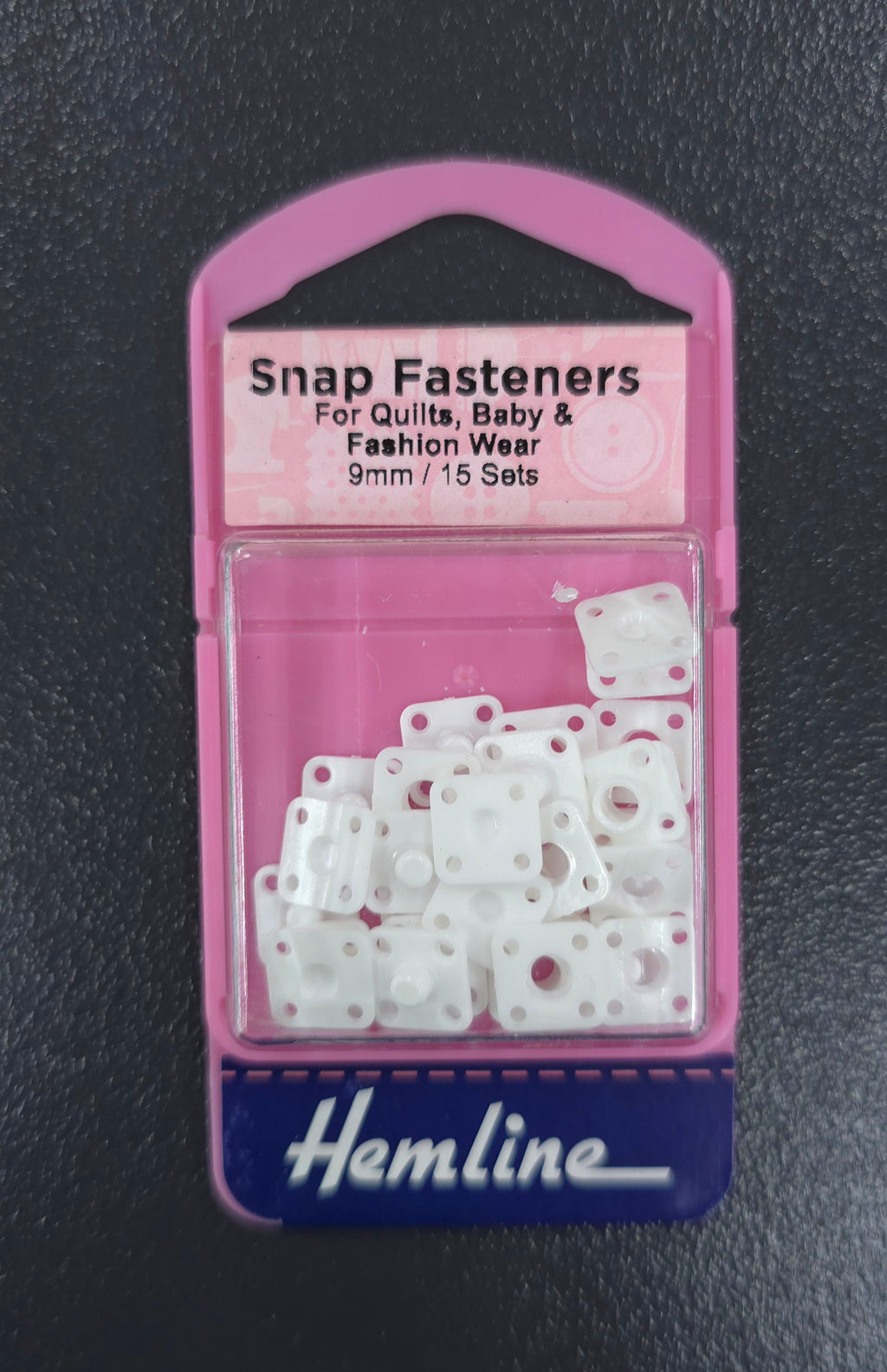 9mm Snap Fasteners White – DK Fabrics