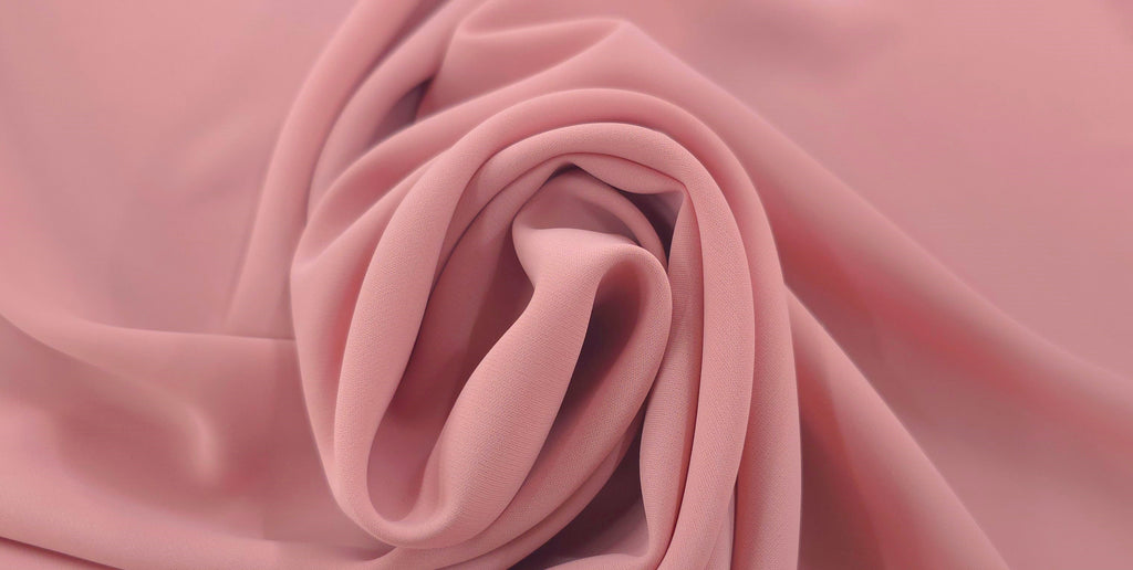 Lightweight Woven Polyester Spandex Rose Pink – DK Fabrics