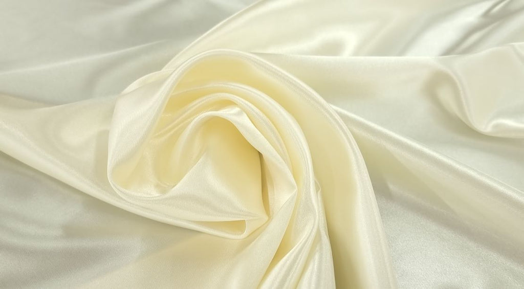 Polyester Satin Cream – DK Fabrics