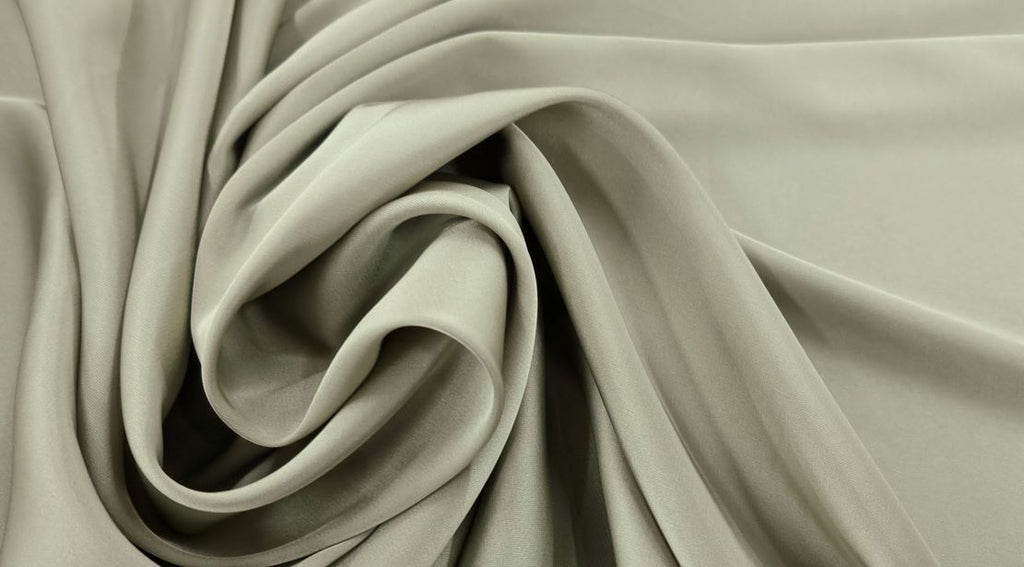 Stretch Satin Chiffon Fresh Thyme – DK Fabrics