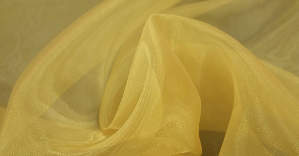 Glass Organza Gold – DK Fabrics