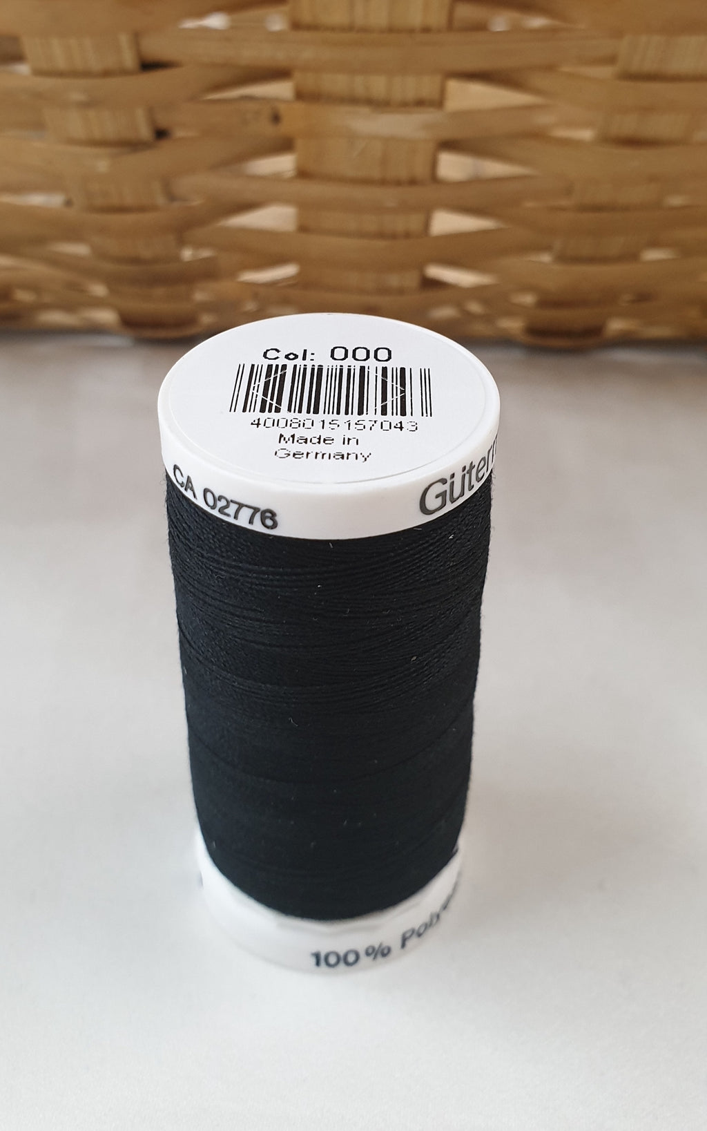Gutermann Thread Black 250m – DK Fabrics