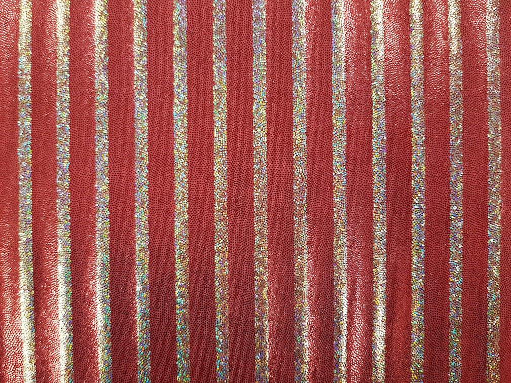 Hologram Foil Spandex Fire – DK Fabrics