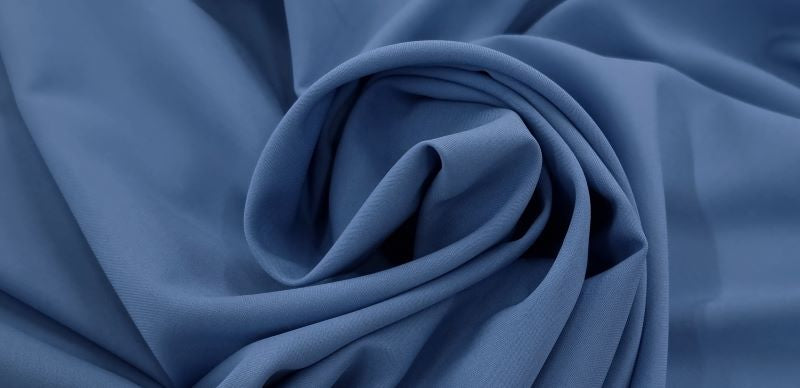 Polyester Faille Blue – DK Fabrics