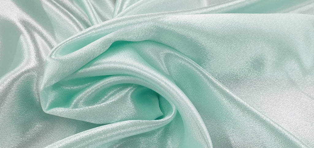 Satin Crepe Mint – DK Fabrics