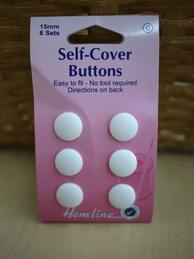 Self-Cover Buttons 15mm – DK Fabrics