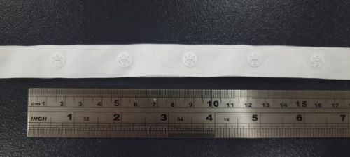 Snap Trim White – DK Fabrics