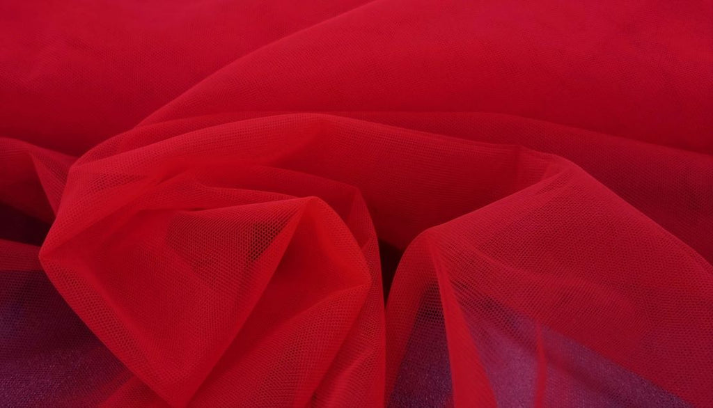 Soft Netting Red – DK Fabrics
