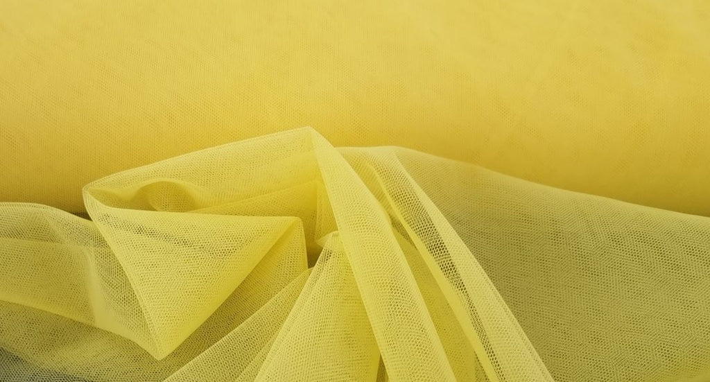Soft Netting Yellow – DK Fabrics
