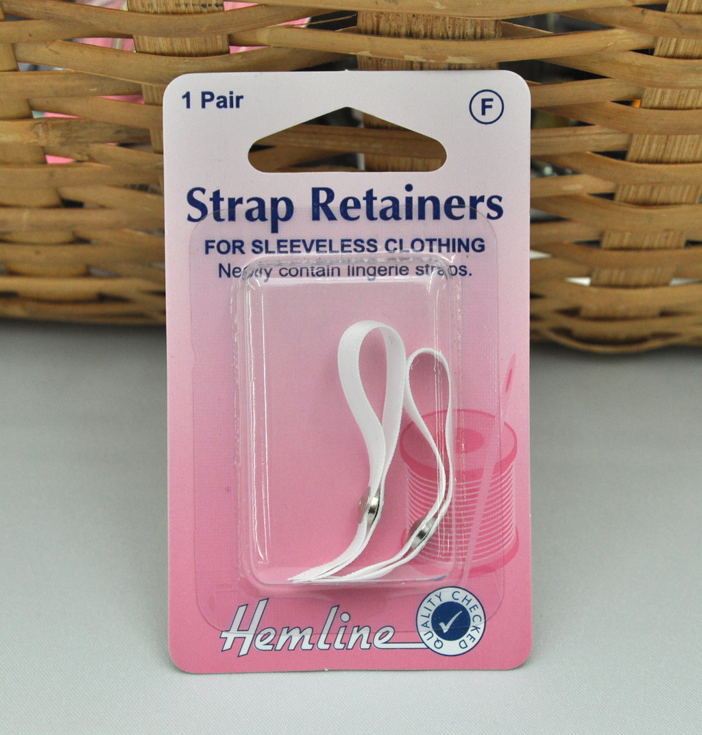 Strap Retainers White – DK Fabrics