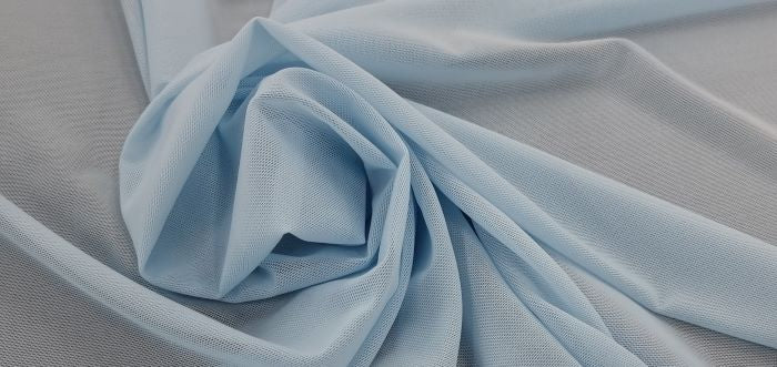 Stretch Mesh Light Blue – DK Fabrics